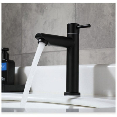 Basin mixer bathroom mixer with spout cold water column tap total ...