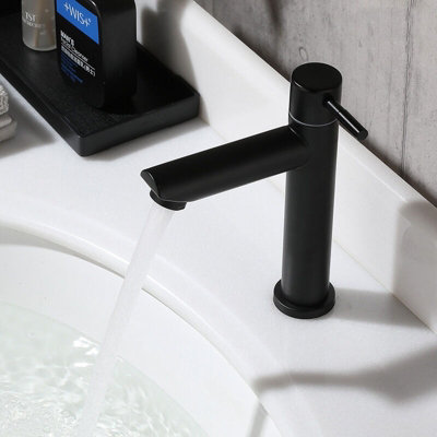 Basin mixer bathroom mixer with spout cold water column tap total ...