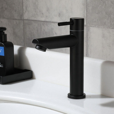 Basin mixer bathroom mixer with spout cold water column tap total ...