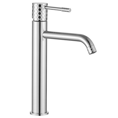 BASIN MIXER TAP REA LUNGO DIAMOND CHROME , BRASS