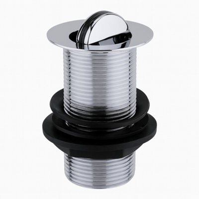Basin Unslotted Swivel Waste - Chrome Brass Swivel Plug Waste for ...