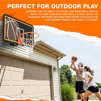 Basketball Backboard and Flex Ring - Bee-Ball ZY-020 - Wall Mount ...