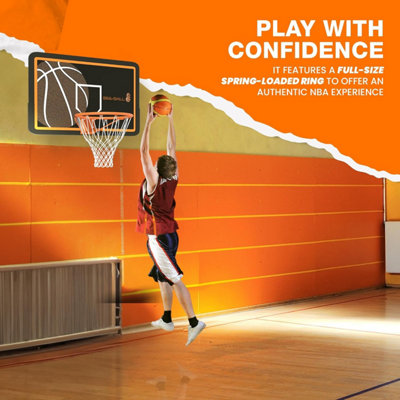 Basketball Backboard and Flex Ring - Bee-Ball ZY-020 - Wall Mount ...