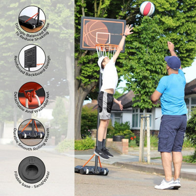 Basketball Hoop & Stand - BB-05 by Bee-Ball - Adjustable Children's ...