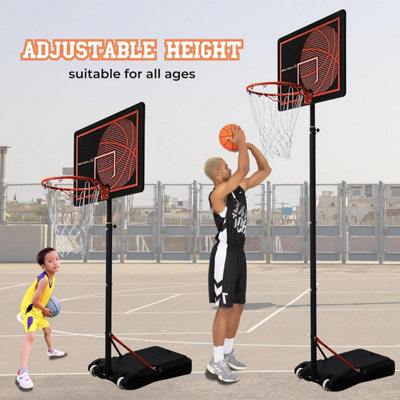 Basketball Hoop & Stand - BB-05 by Bee-Ball - Adjustable Children's ...