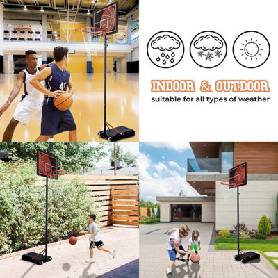 Basketball Hoop & Stand - Pro Impact ZY-010 by Bee-Ball - Adjustable ...