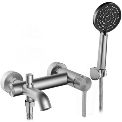 BATH FAUCET REA FOSTER BRUSH STEEL, BRASS