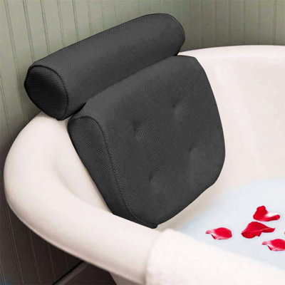 Bath Pillow Spa with Head, Neck, Shoulder and Back Support, Non-Slip ...