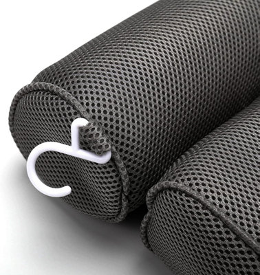 Bath Pillow Spa with Head, Neck, Shoulder and Back Support, Non-Slip ...