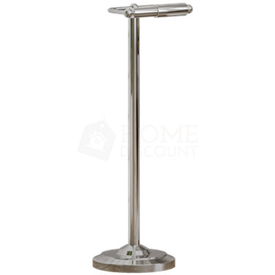 Bath Vida Floor Standing Toilet Paper Roll Holder Freestanding