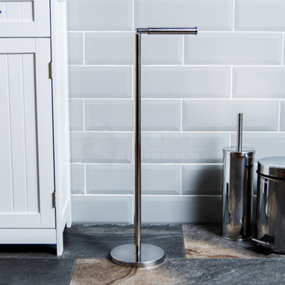 Bath Vida Freestanding Folding Toilet Paper Roll Holder