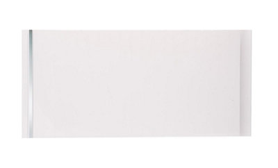Bathroom Ceiling Cladding Panels Moderna White & Silver PVC 200x4000mm ...