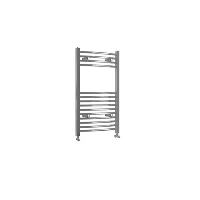 Bathroom Curved Heated Towel Rail Radiator Warmer Ladder Chrome 800x500mm