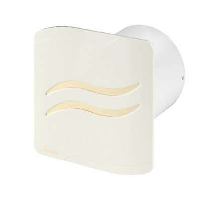 Bathroom Extractor Fan 100mm with Gold Wave Ventilator