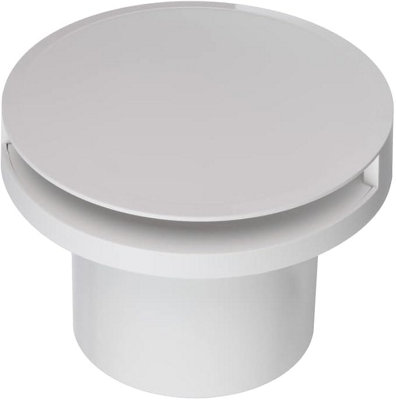 Bathroom Extractor Fan 100mm with Timer and Humidistat Round 4" White ...