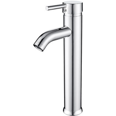 Bathroom Faucet Tall, Single Lever Basin Mixer Tap for Sink, Hot and ...