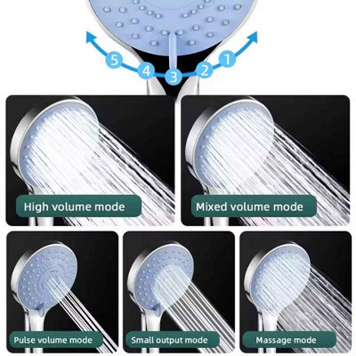 Bathroom Pressurized Hand Shower Package Accessories Shower Nozzle ...