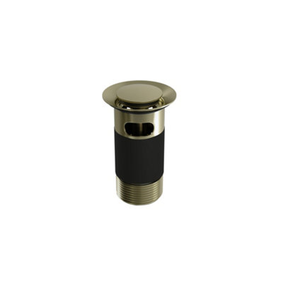 Bathroom Round Click-Clack Slotted Basin Waste with Overflow, Top Fix ...