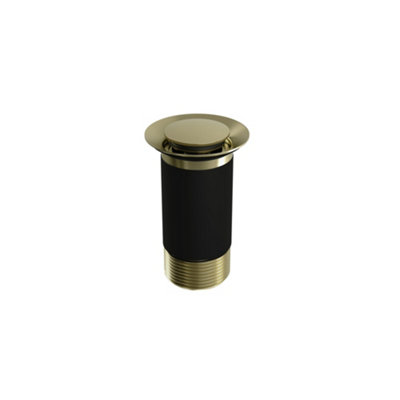 Bathroom Round Click-Clack Unslotted Basin Waste without Overflow, Top ...
