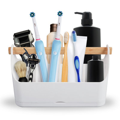 Bathroom Storage / Makeup Organiser 7 Compartments Home Kitchen Utensil ...