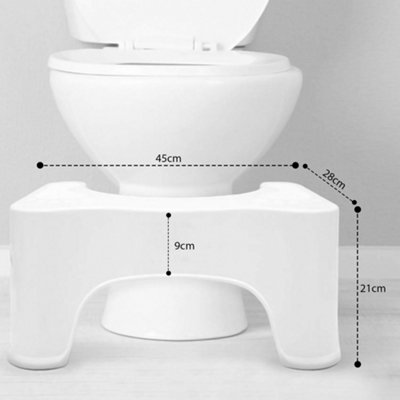 Bathroom/Toilet Squatty Step Stool Potty Squat Aid for Constipation ...