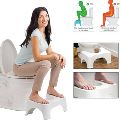 Bathroom/Toilet Squatty Step Stool Potty Squat Aid for Constipation ...