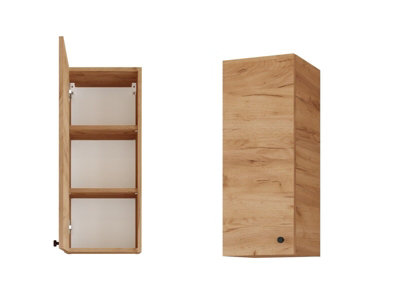 Bathroom Wall Cabinet Small Slimline Cupboard Universal Top Base ...