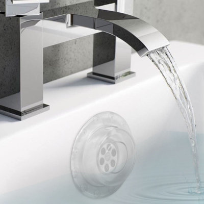 Bathtub Overflow Drain Cover Clear