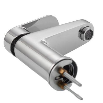 BATHWEST Basin Mixer Tap Hot and Cold Single Lever Basin Sink Mixer Tap ...