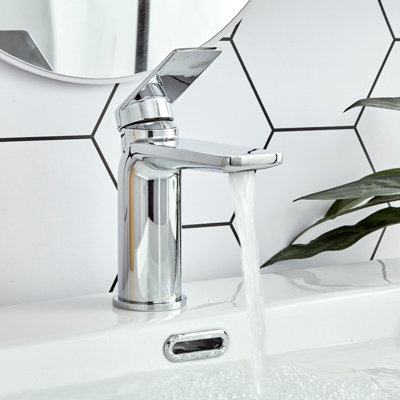BATHWEST Basin Mixer Taps Modern Monobloc Basin Taps Single Handle ...