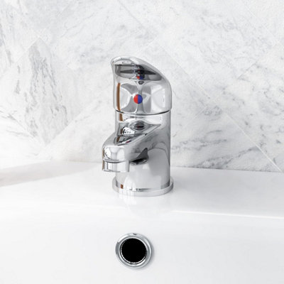BATHWEST Chrome Brass Bathroom Basin Mixer Taps Monobloc Sink Mixer ...