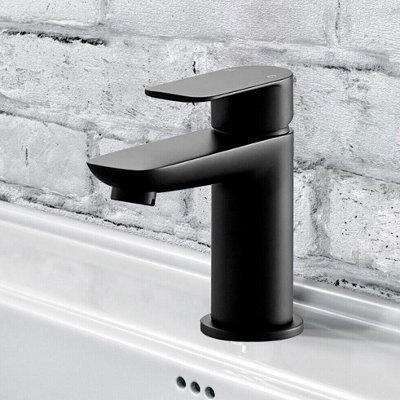 BATHWEST Matte Black Bathroom Basin Mixer Tap Mono Sink Mixer Taps ...