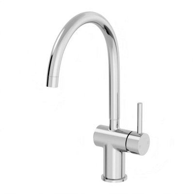 BATHWEST Modern Kitchen Sink Tap with UK Standard Fittings Single Lever ...