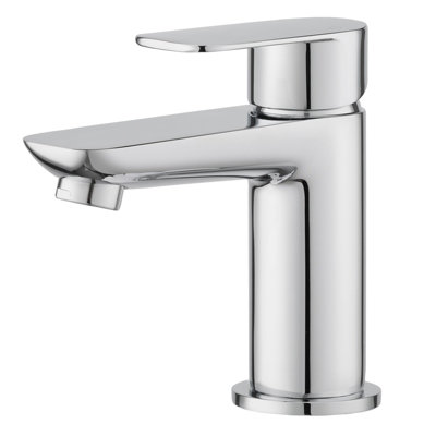 Buy BATHWEST Mono Basin Sink Mixer Taps Chrome Bathroom Sink Taps Mixer Single Lever Modern ...