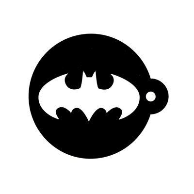 Batman Signal Stencil