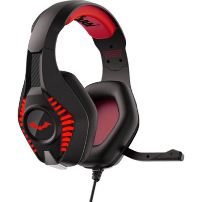 Batman Pro G5 Gaming Headphones Black/Red (One Size) | DIY at B&Q