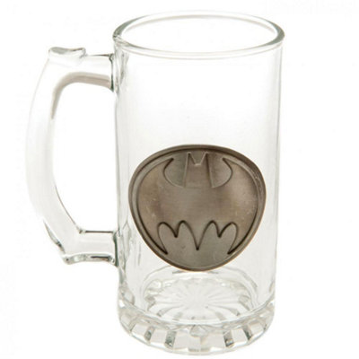 Batman Stein Gl Tankard Transparent (14 x 9cm) | DIY at B&Q