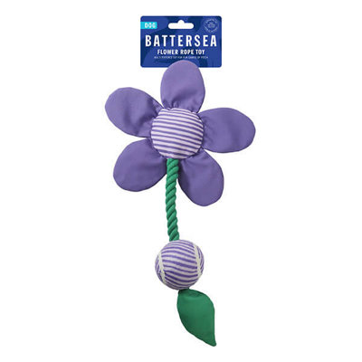 Battersea Flower Tug Dog Toy Multi-Textured