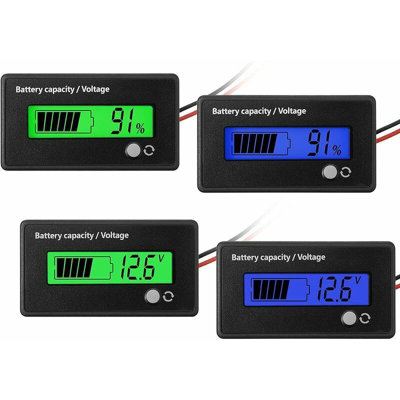 Battery Capacity Voltage Indicator Lead Acid Battery Fuel Indicator and ...