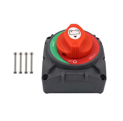 Battery Disconnect Switch 600A 12V 24V 48V M12 Heavy Duty Cut Off Isolator