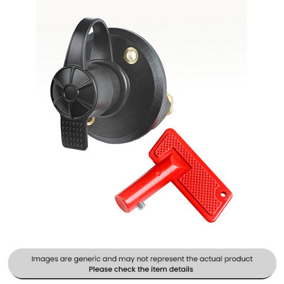 Battery Isolator Switch & Cover 100AMPs & 500 AMPs Pack Qty 2