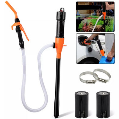 Battery Operated Electric Siphon Fuel Oil Water Petrol Liquid Transfer ...