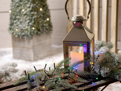 Battery Operated Timer lights - Multicolour