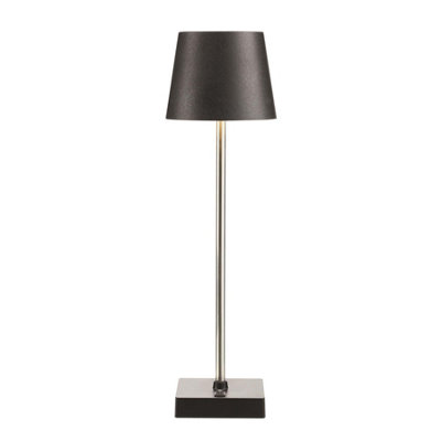 Battery or USB Operated Table Lamp - Modern Portable Cordless LED Light ...