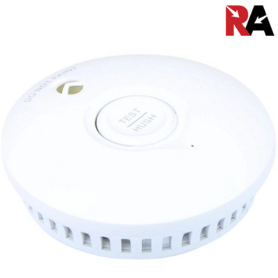 Battery Smoke Alarm Radio Frequency Interconnect with Built in 10 Year ...
