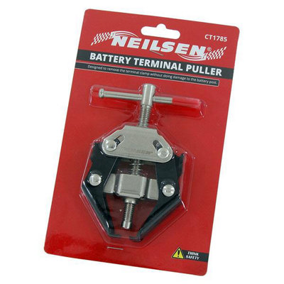 Battery Terminal and Wiper Arm Puller, Black (Neilsen CT1785)