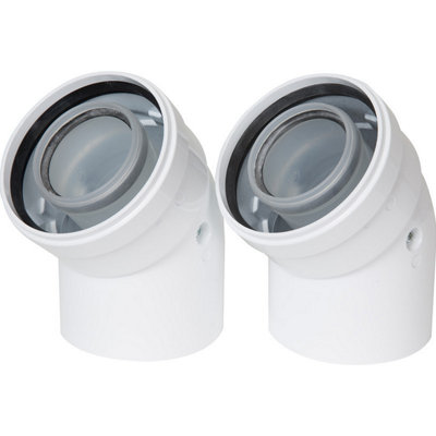 BAXI Multifit Flue Elbow 135 Degree Pair