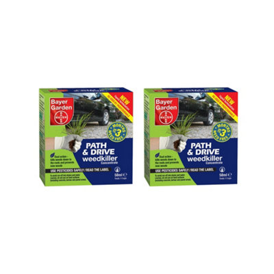 Bayer Garden Path & Drive Weedkiller Concentrate 2 x 50ml