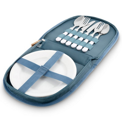BAYSIDE BLUE POOL 2 PERSON PICNIC SET