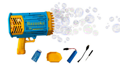 Bazooka Electric Bubble Blasting Gun - Blue